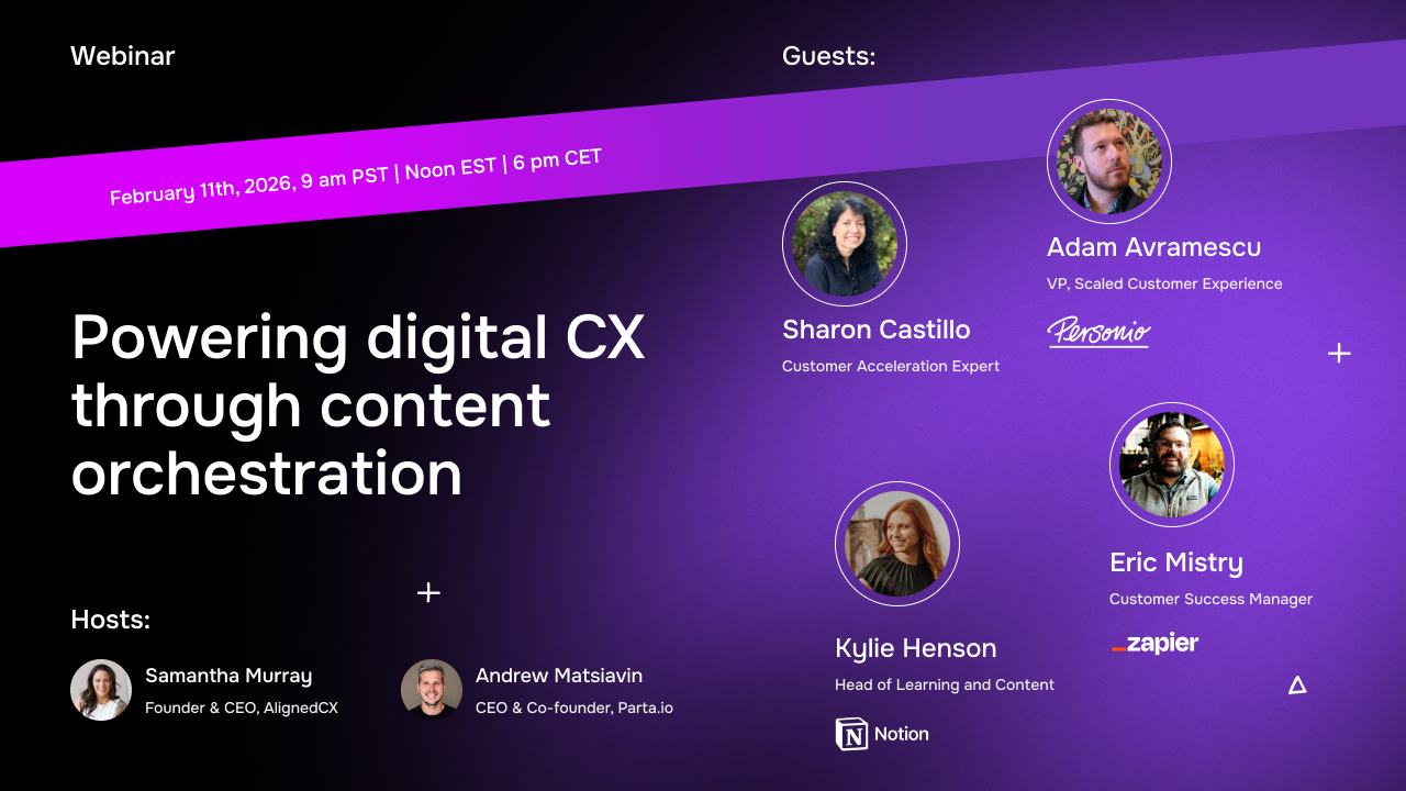 Powering digital CX through content orchestration - Parta.io